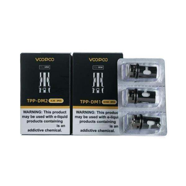 【COD4】 VOOPOO TPP Mesh Coil 0.15ohm DM1 0.2ohm DM2 Coils TPP-DM2 TPP-DM1 Replacement Core Head ...