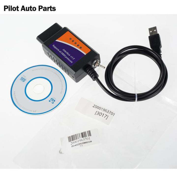 Diagnostic Coding Tool with Ms-can/hs-can Switch Elm327 Obd2 Usb ...