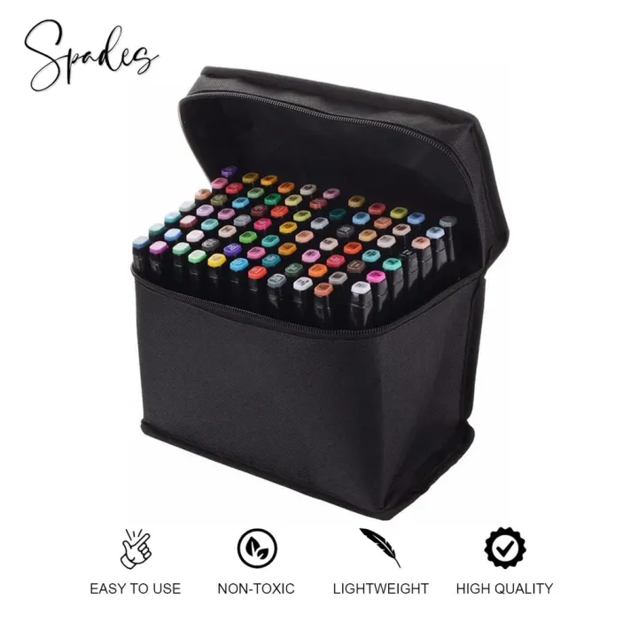 TouchFive / Touch Five Colors Graphic Art Twin Marker Point Tip Pen 80 ...