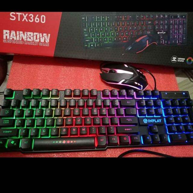 Inplay STX 360 Keyboard Mouse Combo Black RGB Light ALM Enterprise ...
