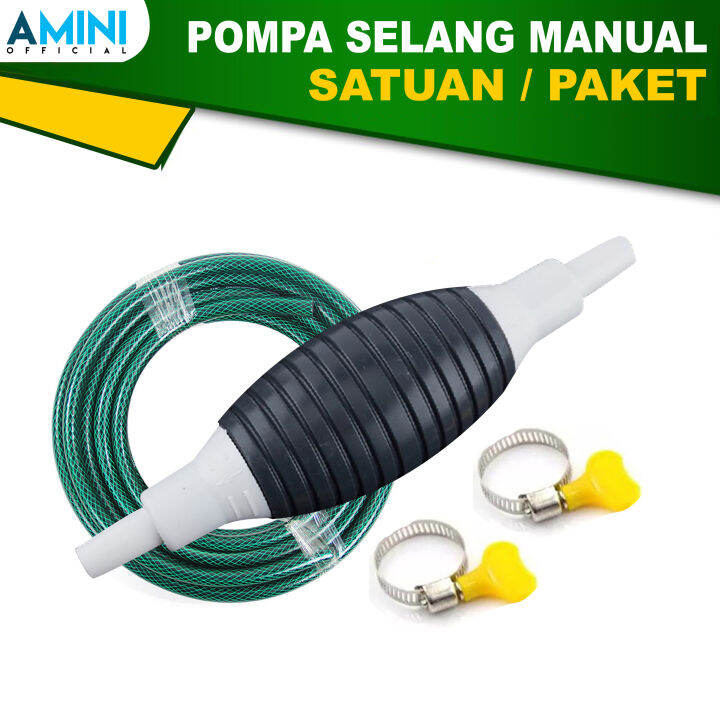 Pompa Alat Sedot Air Minyak Bensin Mobil Portable / Universal ...
