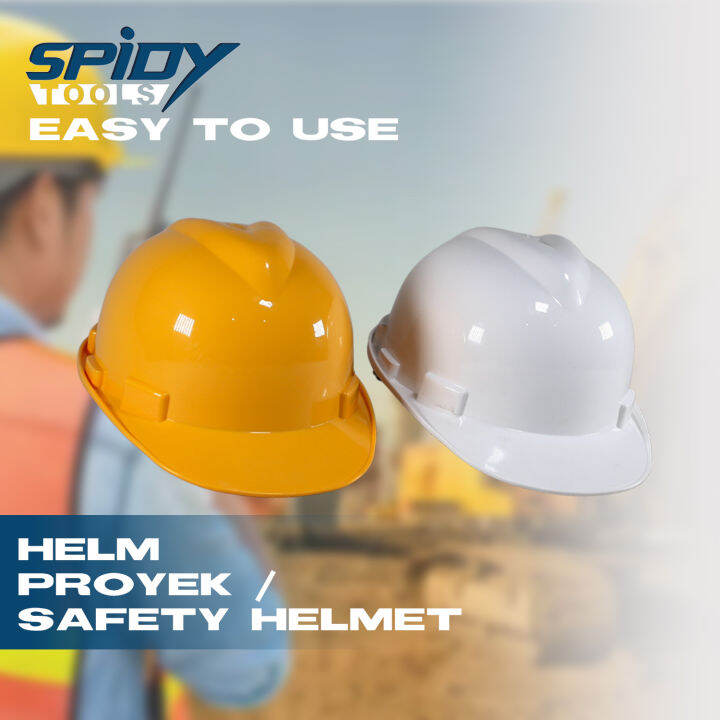 Safety Helm Industri SNI Kerja Proyek Helmet Nyaman Dipakai Gampang di Stel Sertifikat SNI ...