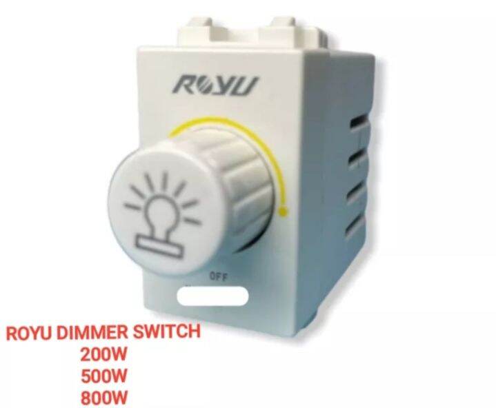 ROYU DIMMER SWITCH CLASSIC SERIES 200W, 500W, 800W DEVICE ONLY PANG ...