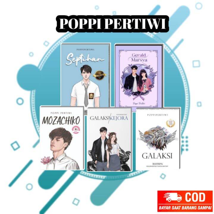 Paket 5 Novel SEPTIHAN / GERALD MARSYA / MOZACHIKO / GALAKSI KEJORA ...