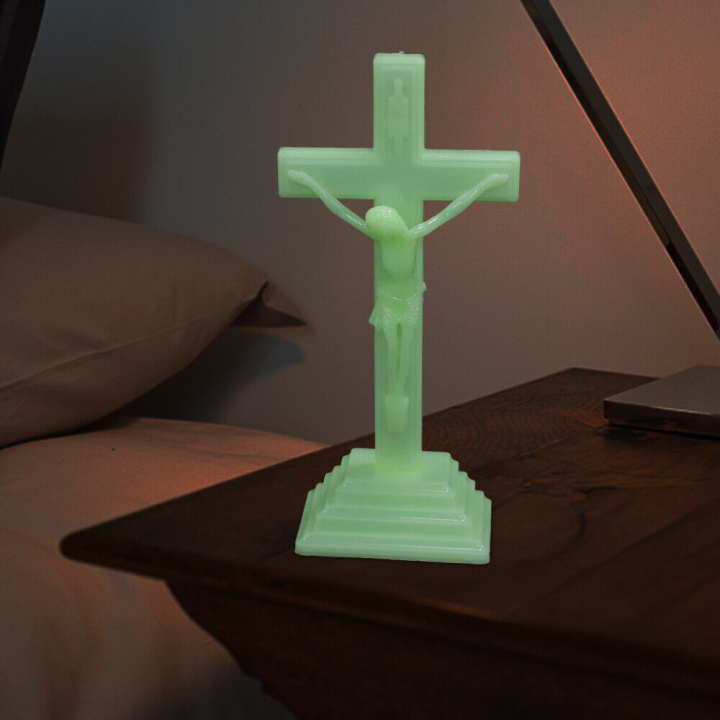 LUMINOUS CRUCIFIX CROSS RELIGIOUS TABLES ALTAR AND DECORATION ORNAMENTS ...