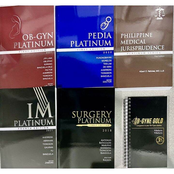 ★PLAT SERIES|OBGYN Platinum|Pedia Platinum|IM Platinum|Surgery Plat|Medjuris Plat|OB gyne goldღ ...