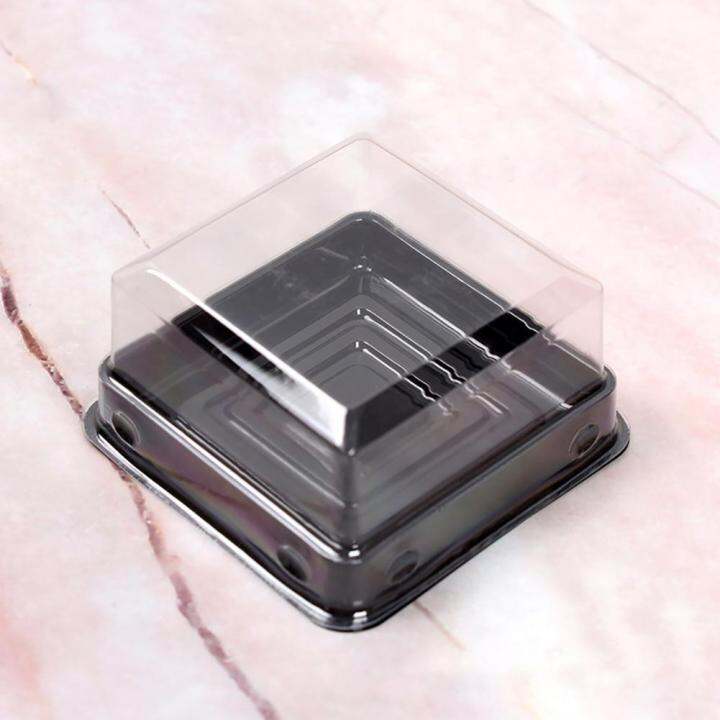 50 Set Excellent Pastry Box Square Cake Container Safe To Use ... 50 Set Excellent Pastry Box Square Cake Container Safe To Use ...