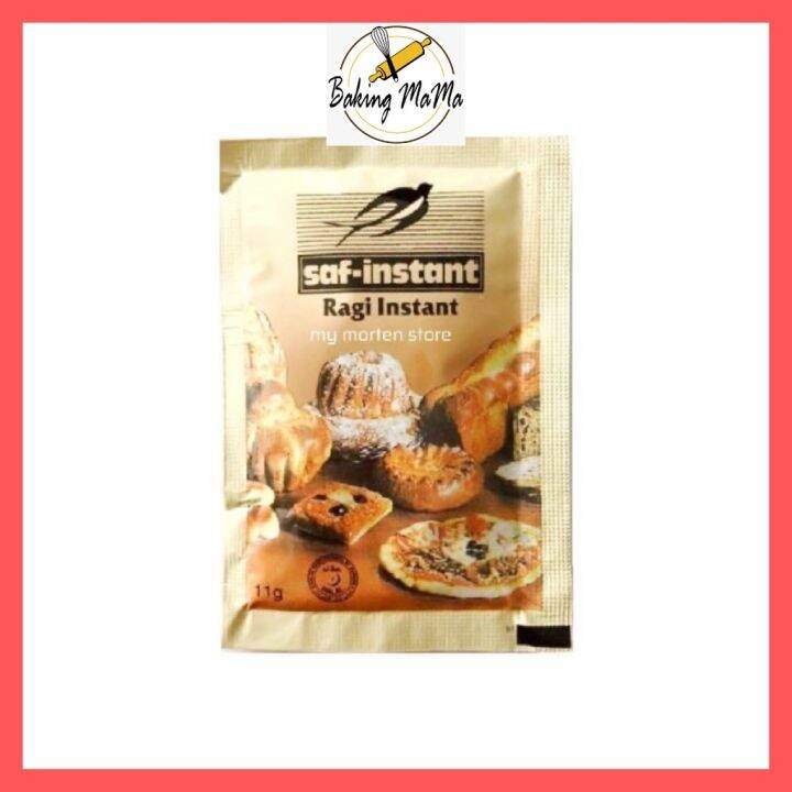 SAF Instant Yeast 11g Ragi Instant / Yis Segera SAF HALAL / Instant Dry ...