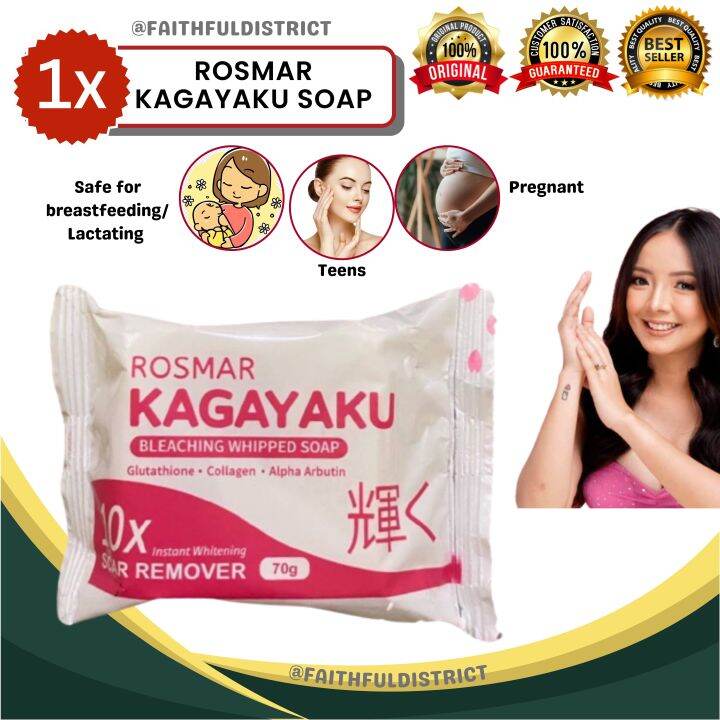 LEGIT Rosmar Kagayaku Bleaching Whipped Soap ( 70g ) Instant Original ...