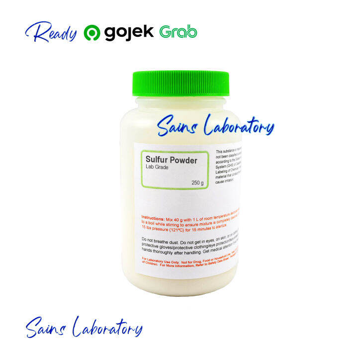 Belerang Serbuk Kuning Sulphur Sulfur Powder (S) 250 gr Ori | Lazada ...
