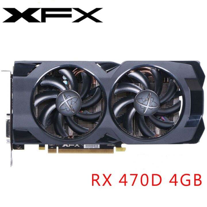 1 XFX Video Card RX 470D 4GB 256Bit GDDR5 Graphics Cards For AMD RX 400 ...