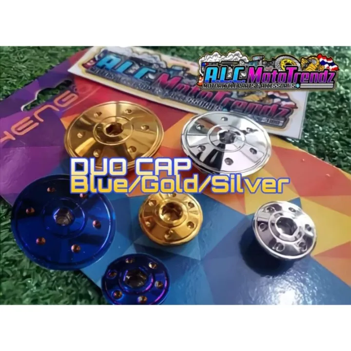 ALC Mototrendz - HENG DUO CAP for YAMAHA / HONDA / RAIDER , Gold and ...