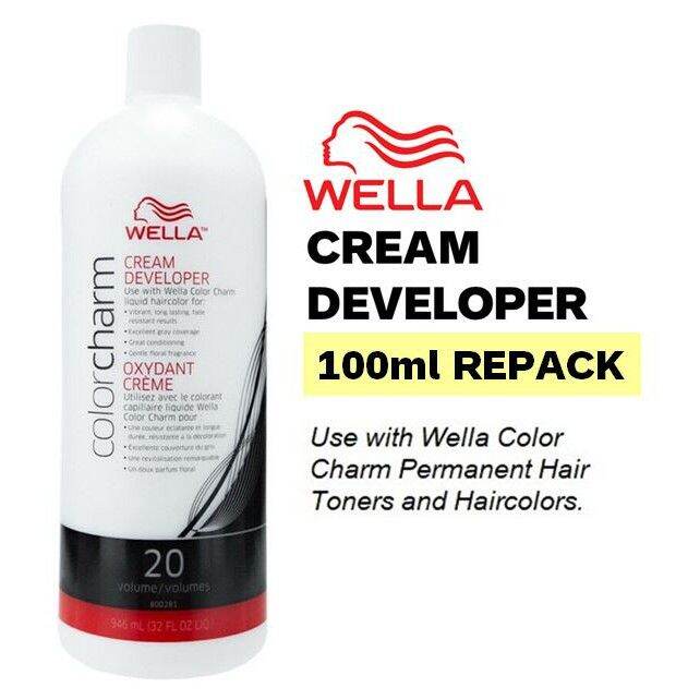 Wella 20 and 40 Volume Cream Developer - 100ml Repack | Lazada PH