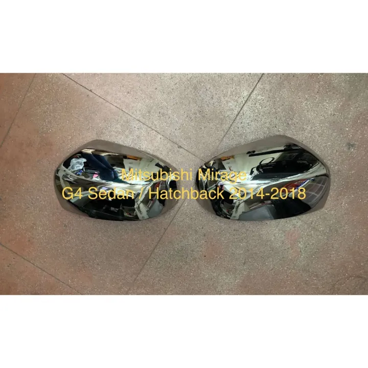 MITSUBISHI MIRAGE G4 SEDAN / HATCHBACK 2014-2018 CHROME SIDE MIRROR ...