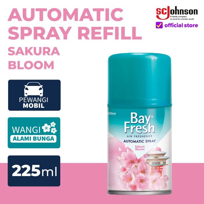 Bayfresh Matic Spray Pengharum Ruangan Sakura Bloom 225ml | Lazada ...