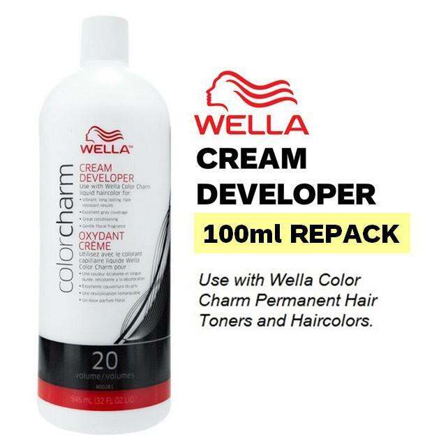 Wella 20 and 40 Volume Cream Developer - 100ml Repack | Lazada PH