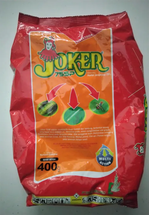 JOKER 75 SP isi 400 GRAM/asefat 75%/excel/pestisida insektisida racun ...