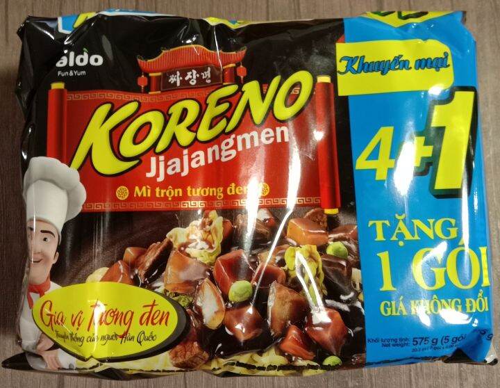 Paldo KORENO Ramen 115g / Jjajjangmen 1Box (24 pcs.) | Lazada PH