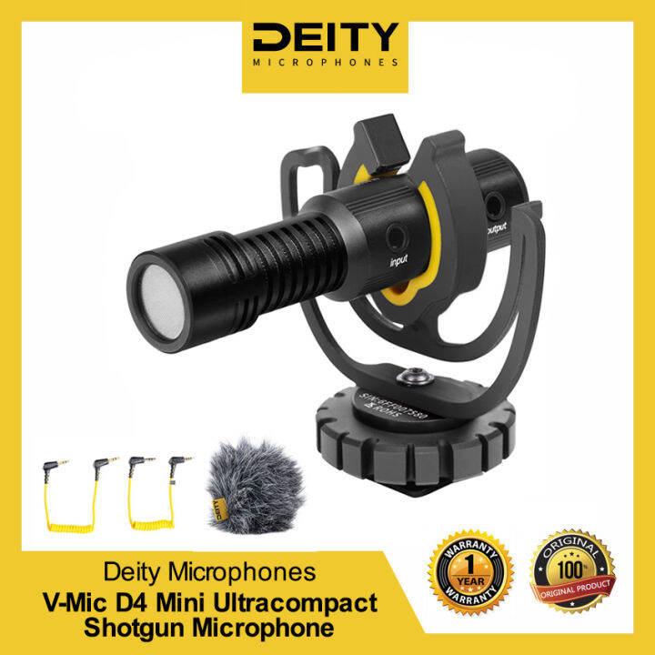 Deity V-Mic D4 Mini Ultracompact Camera-Mount Shotgun Microphone | Lazada