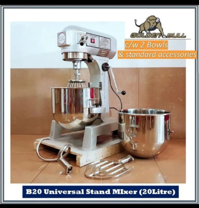 ORIMAS/Golden Bull B20 20L 6kg Planetary Universal Flour Mixer | Lazada