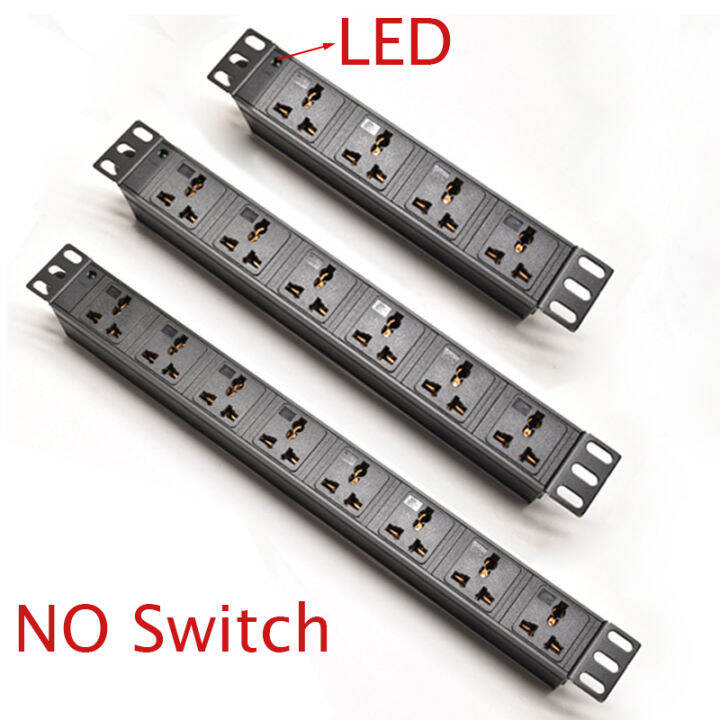 PDU Power Strip Unit 2/3/4/5/6/7/8/9/10/11/12/13/14/15/16/ Ways socket ...
