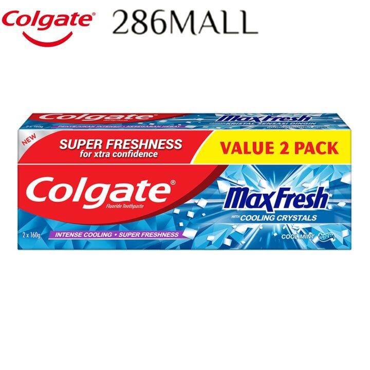 Colgate Max Fresh Toothpaste Valuepack 160g x 2 [ 286MALL ] | Lazada
