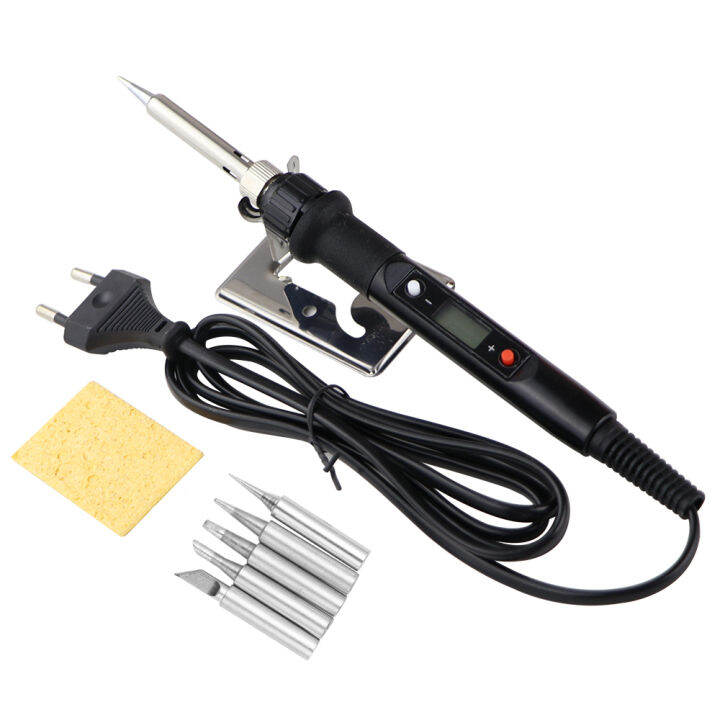 80W Electric Soldering Iron LCD Adjustable Temperature 220V/110V ...
