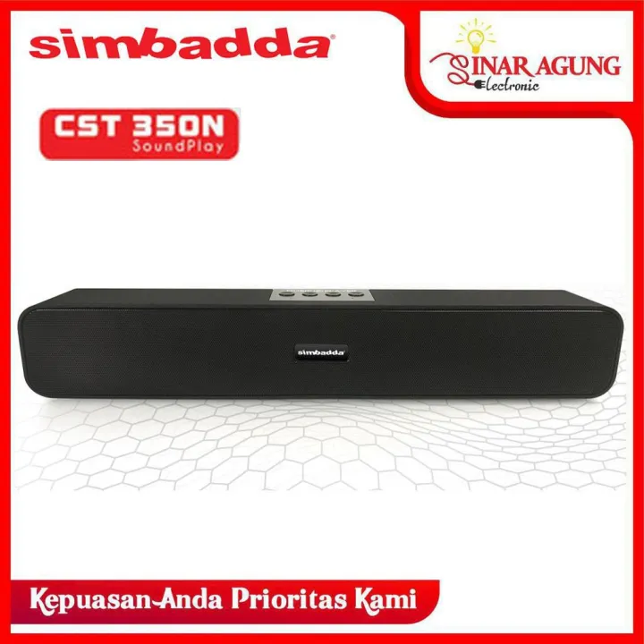 Simbadda Portable Bluetooth Speaker CST 350N Mini Soundbar | Lazada ...