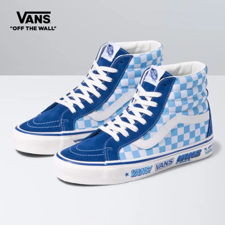 Blue Checkerboard Vans High Top | atelier-yuwa.ciao.jp