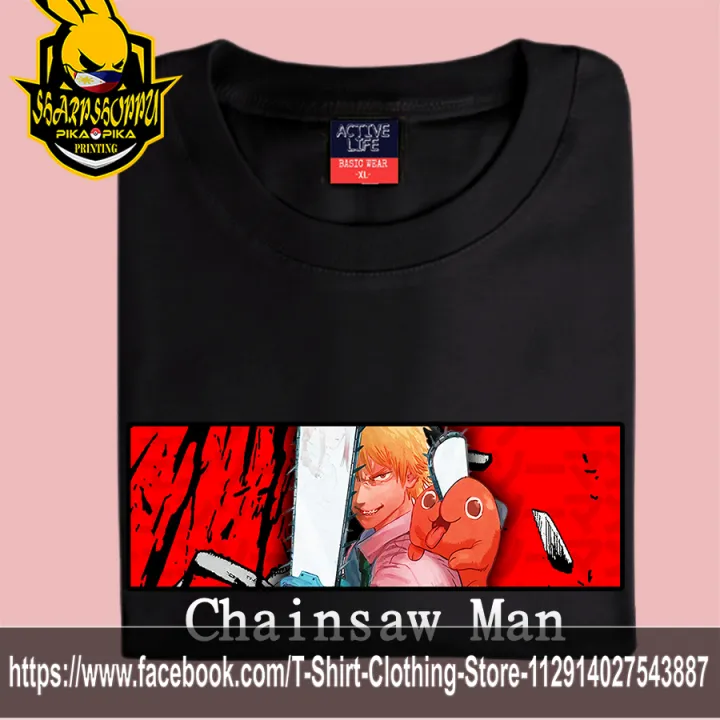 CHAINSAW MAN ANIME PRINT & DESIGN UNISEX TEE T-SHIRT | Lazada PH