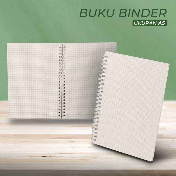 Buku Binder Catatan Jurnal Harian Notebook Ukuran A5 / Buku Aesthetic ...