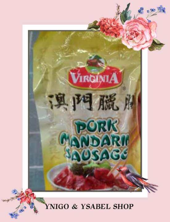 VIRGINIA PORK MANDARIN SAUSAGE 100 GRAMS | Lazada PH