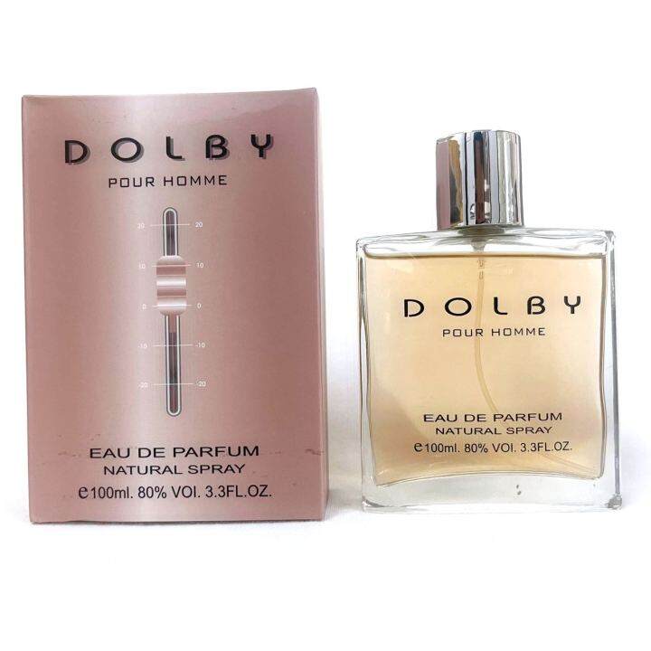 DOLBY POUR HOMME 100ML PERFUME FOR MEN EAU DE PARFUM NATURAL SPRAY ...
