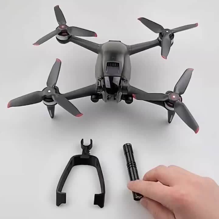 ไฟกลางคืนสำหรับ DJI FPV จมูกคืนเที่ยวบิน LED ไฟไฟฉายไฟฉายที่มีวงเล็บ ...