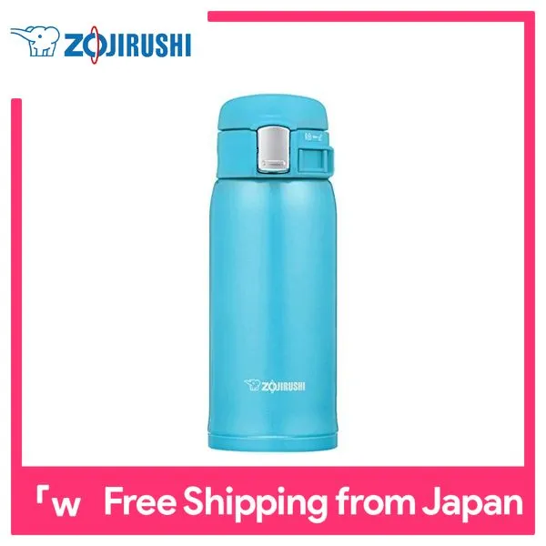 Zojirushi (ZOJIRUSHI) กระบอกน้ำตรงน้ำหนักเบาแก้วสแตนเลสสตีล360Ml สีฟ้าคราม SM-SC36-AV | Lazada.co.th