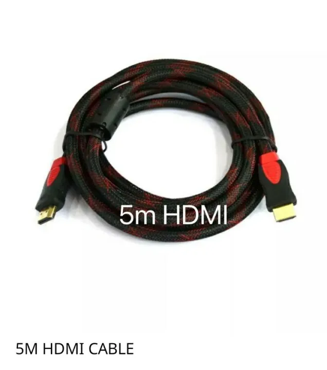 5M HDMI CABLE | Lazada PH: Buy sell online Cables with cheap price ...
