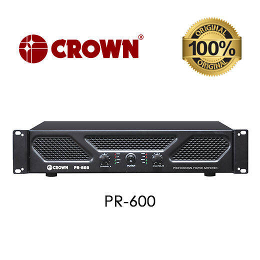 PR-600 CROWN POWER AMPLIFIER PREMIUM SERIES | Lazada PH