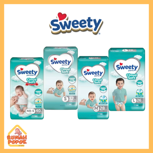 Sweety Silver Cloud Soft Popok Bayi NB-S 40/S 32/M 28/L 26 | Lazada ...