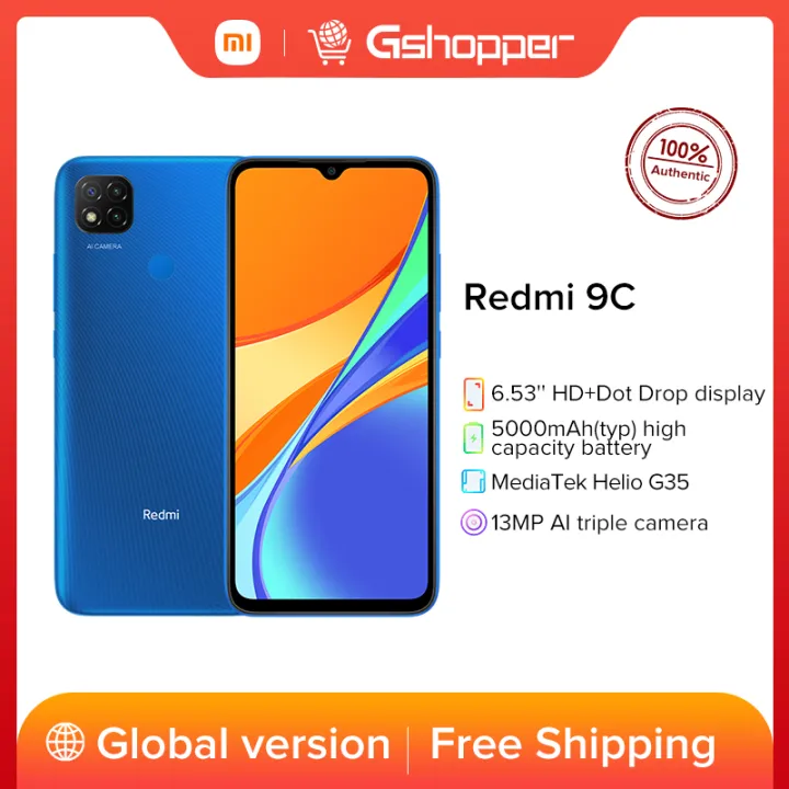 Redmi 9C 2GB 32GB Octa-core CPU 13MP AI Triple Camera 6.53” Large ...