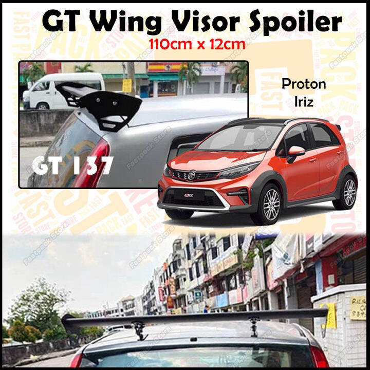For Proton Iriz GT Wing Visor Car Spoiler Design Trunk Boot Sporty ...