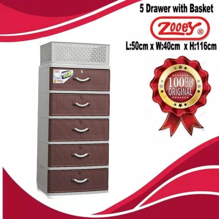 Zooey MEGABOX 5 Layer Drawer | Lazada PH