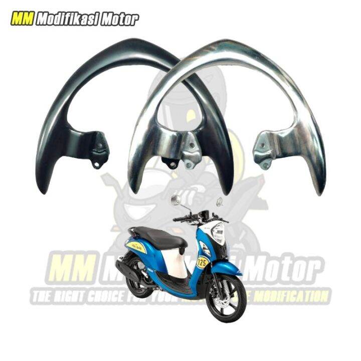 Behel Fino 125 Begel Mio Fino 125 Warna Silver Poles dan Hitam | Lazada ...
