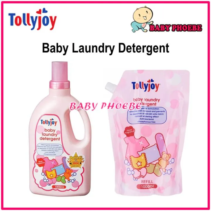 Tollyjoy Baby Laundry Detergent 1000ml (Bottle/Refill Pack) Baby Phoebe ...