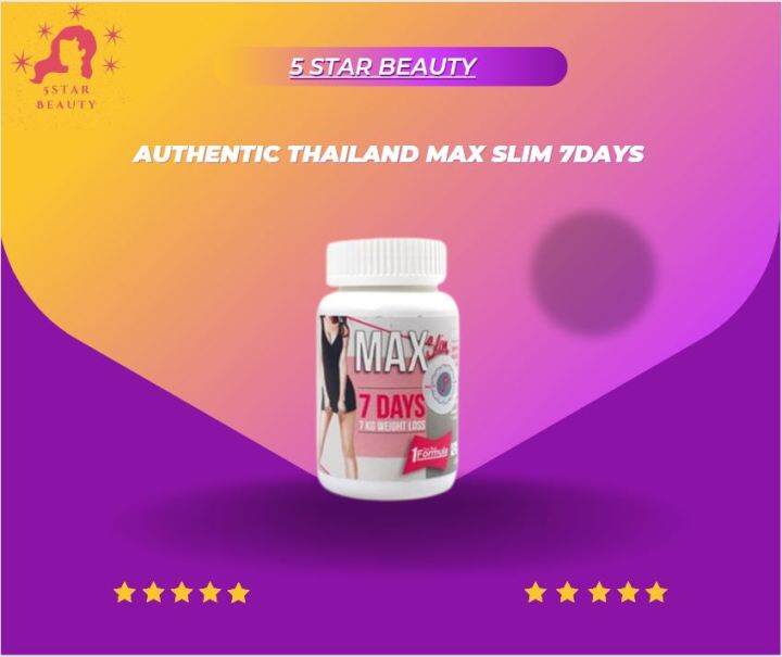 Authentic Thailand Max Slim 7days | Lazada PH