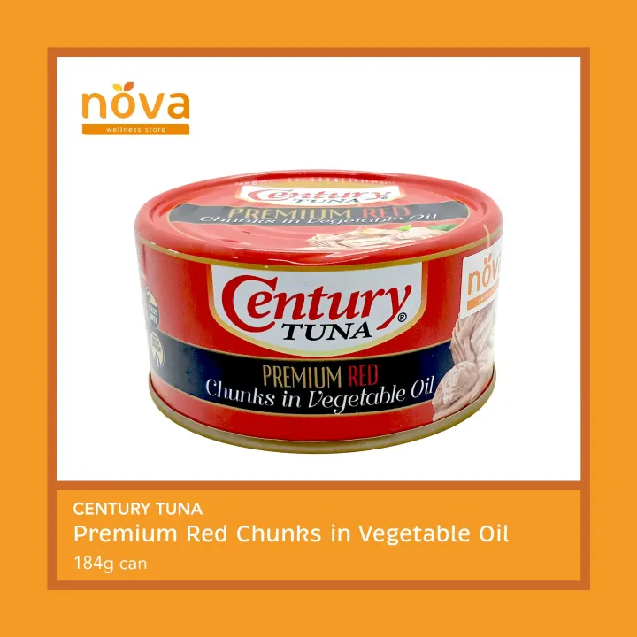 Century Tuna Premium Red Chunks in Vegetable Oil 184g (can) | Lazada PH