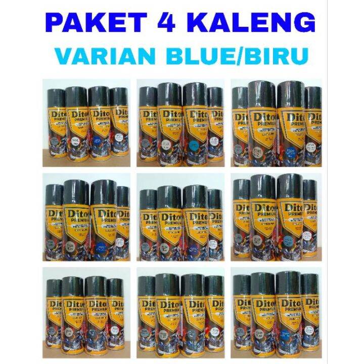 cat semproy cat spray PAKET-4-KALENG pilok pilox diton premium VARIAN ...