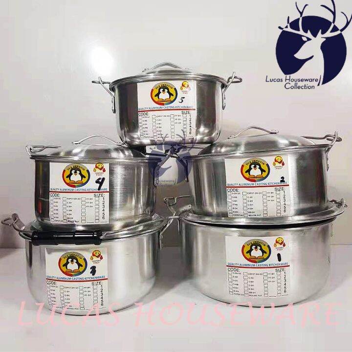 ALUMINUM KASEROLA SWING HANDLE CASSEROLE WITH SWING HANDLE COOKING POT ...