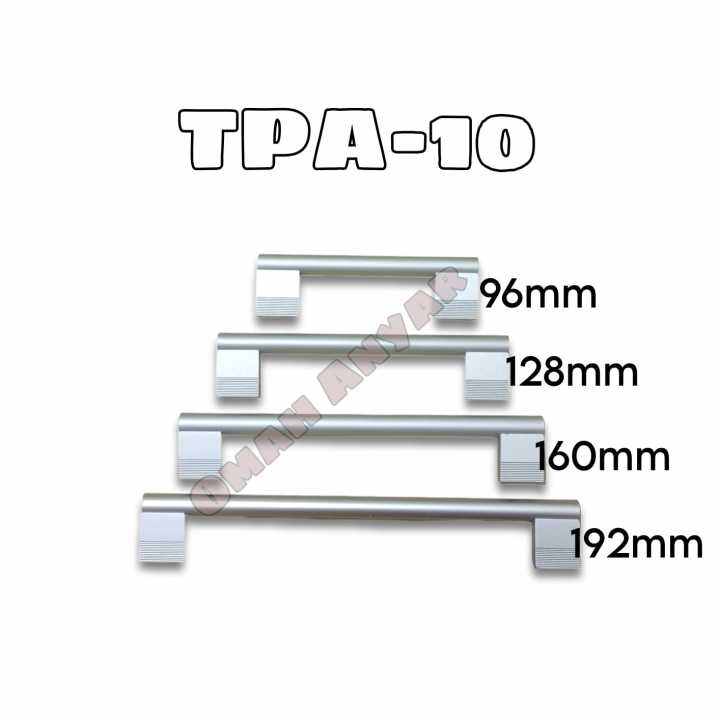 Handle Aluminium Pegangan Tarikan Laci Lemari Mebel Kitchen Set Huben ...