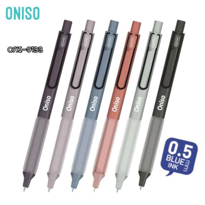 ปากกา Oniso ปากกาเจล ONI-9133 ขนาด 0.5mm. หมึกสีน้ำเงิน เขียนลื่น หมึก ...