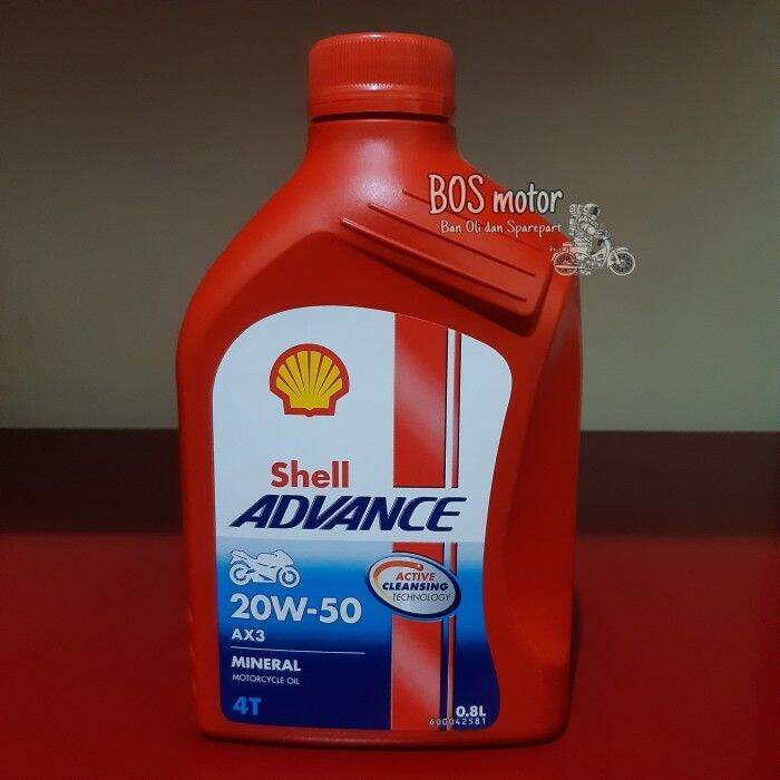 Shell advance ax3 0,8L oli motor bebek | Lazada Indonesia